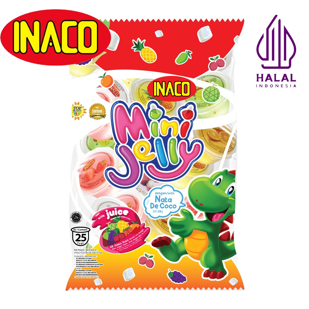 Jual Inaco Mini Jelly Superindo Juice Nata De Coco 25 Cup- Puding Kecil ...