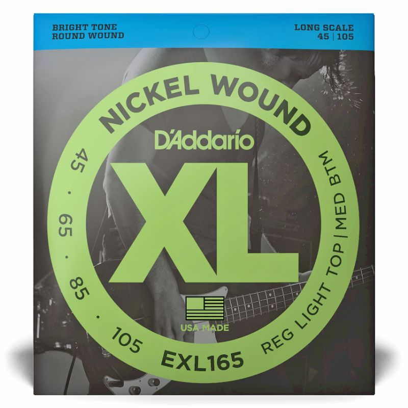 Jual D'addario EXL165 senar bass 4 strings 45/105 | Shopee Indonesia