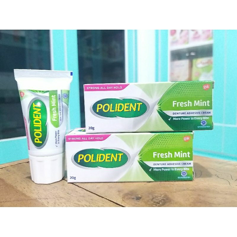 Jual POLIDENT 20 GR | PEREKAT GIGI PALSU | poliden lem gigi | Shopee ...