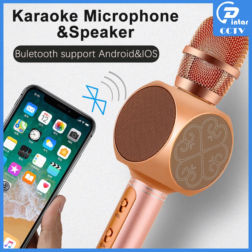 Jual Wireless Microphone Karaoke Portable Original SU YOSD YS-63 For Family KTV Outdoor ...