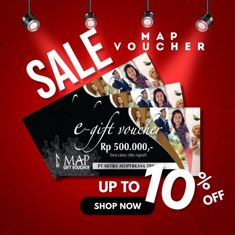 Jual Voucher MAP 500rb harga 450rb voucher fisik | Shopee Indonesia