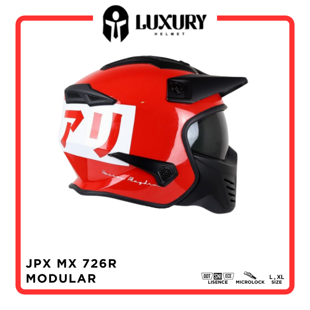 Jual Helm Modular JPX MX 726R Motif Baba | Shopee Indonesia