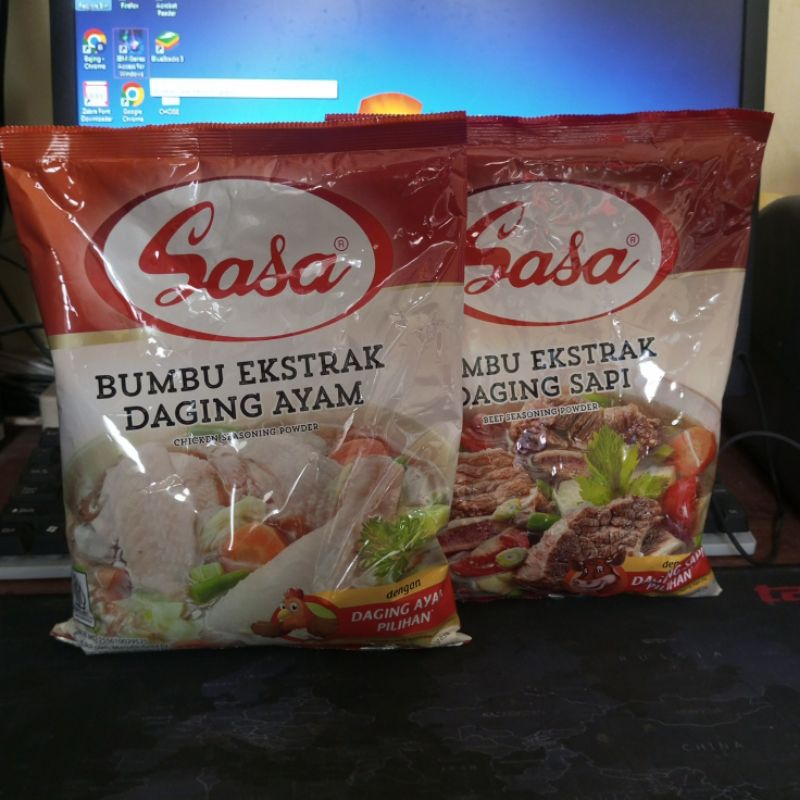 Jual Sasa Kaldu Bumbu Pelezat Ekstrak Daging Ayam & Sapi 1kg | Shopee ...