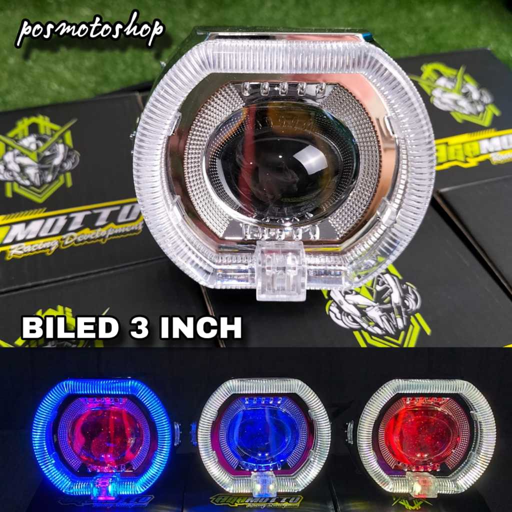 Jual BILED 3inch by AGAMOTO BILED 3INCH 3 mode | Shopee Indonesia