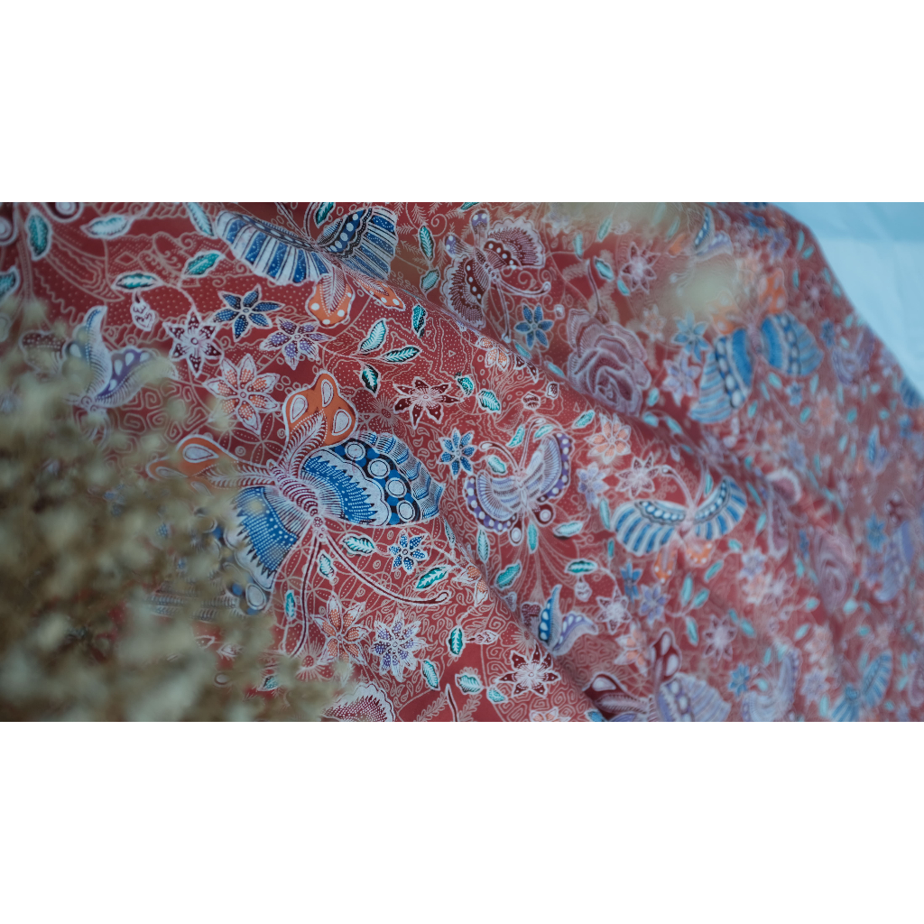 Jual Batik Encim : motif Kupu Latar Sejagat Cumian | Shopee Indonesia