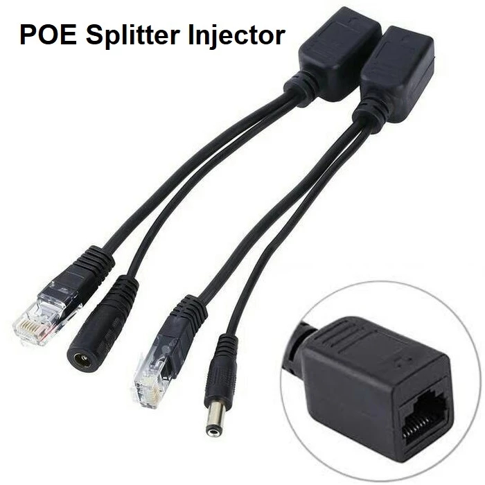 Jual POE Injektor Kabel Poe Spliter Injector set ( Sepasang ) | Shopee ...