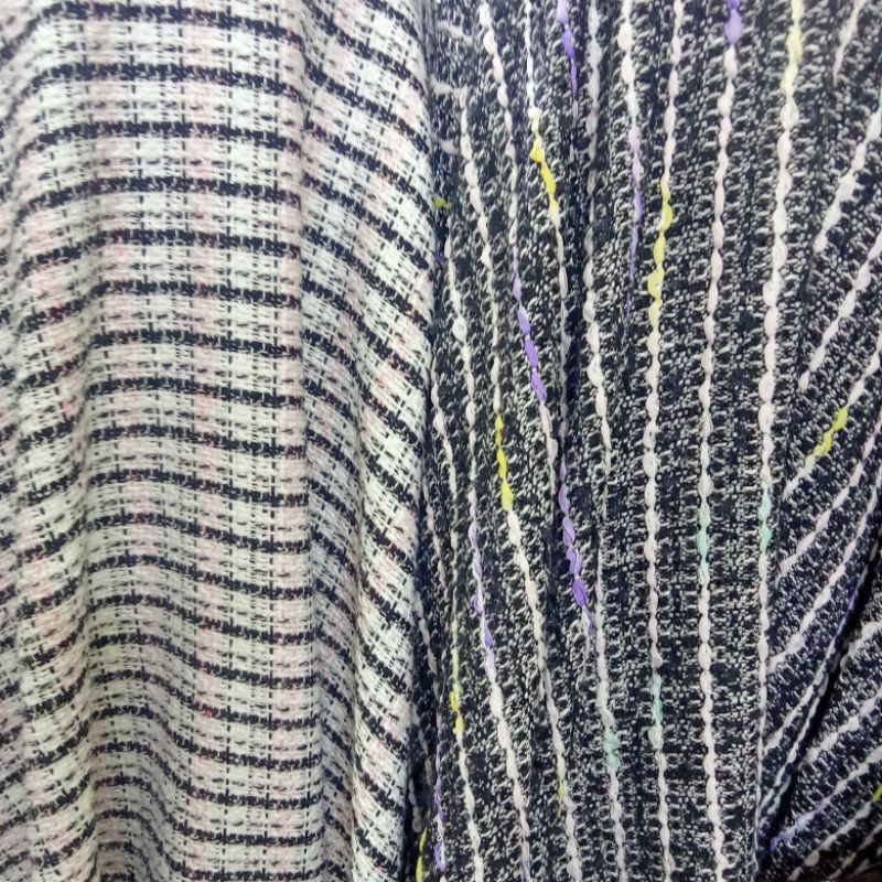 Jual Kain Tweed Acrilik Two Tone - Kain Tweed Korea - Kain Bahan Blazer ...