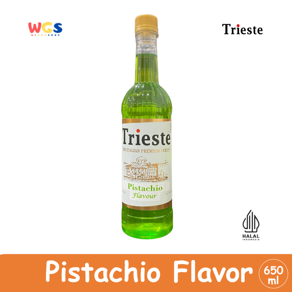 Jual Trieste Syrup Premium Pistachio Flavour 650ml – Sirup Rasa ...