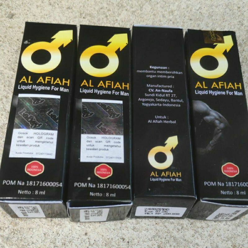 Jual Al Afiah Obat Kuat Pria BPOM resmi original ( bukan KW) kemasan terbaru hologram labay ...