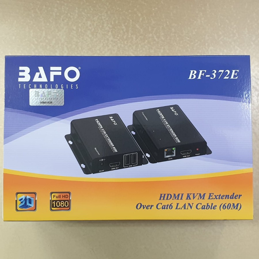 Jual Bafo BF-372E HDMI KVM Extender 60M Lan Cat6 - HDTV KVM Extender ...