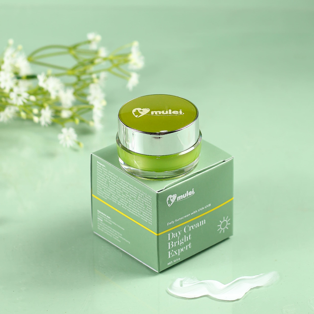 Jual Mulei Day Cream Bright Expert | Tranexamic Acid, Ethylhexyl ...