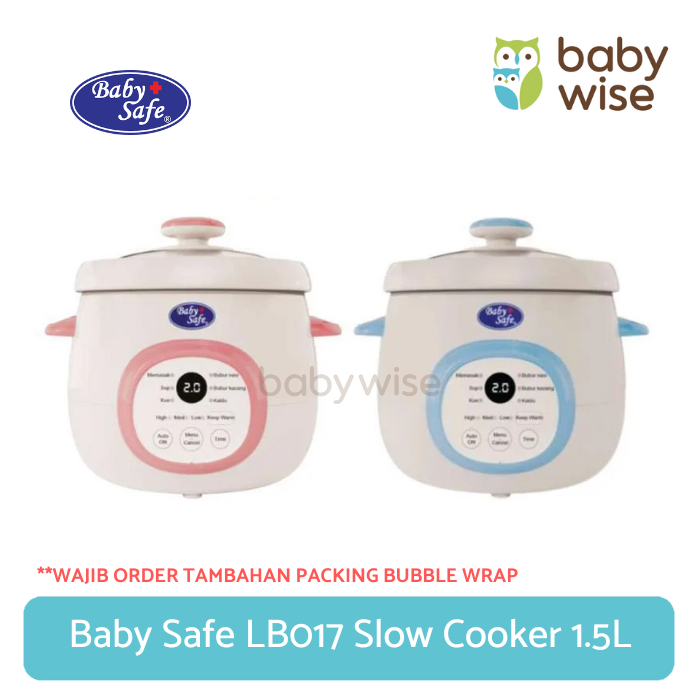 Jual Baby Safe LB017 Slow Cooker 1.5L - Alat Masak MPASI Anak Bayi ...