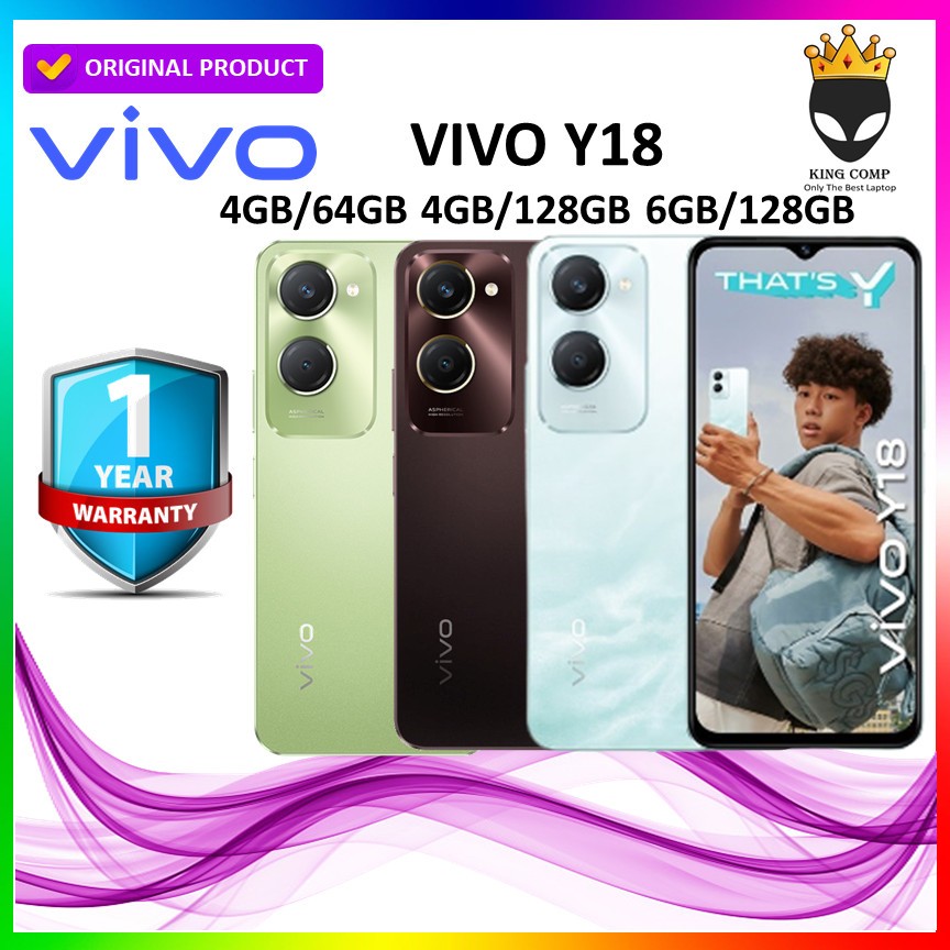 Jual HANDPHONE Vivo Y18 NFC 4GB/64GB 4GB/128GB 6GB/128GB NFC ...