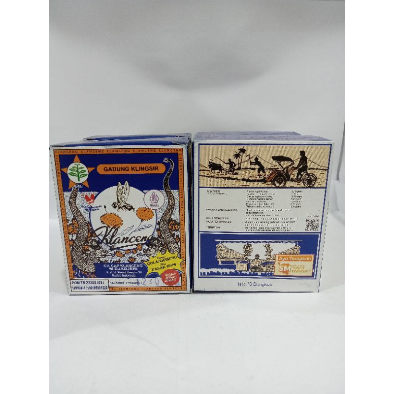 Jual Jamu Pegal Gadung Klingsir Klanceng Cap Becak | Shopee Indonesia
