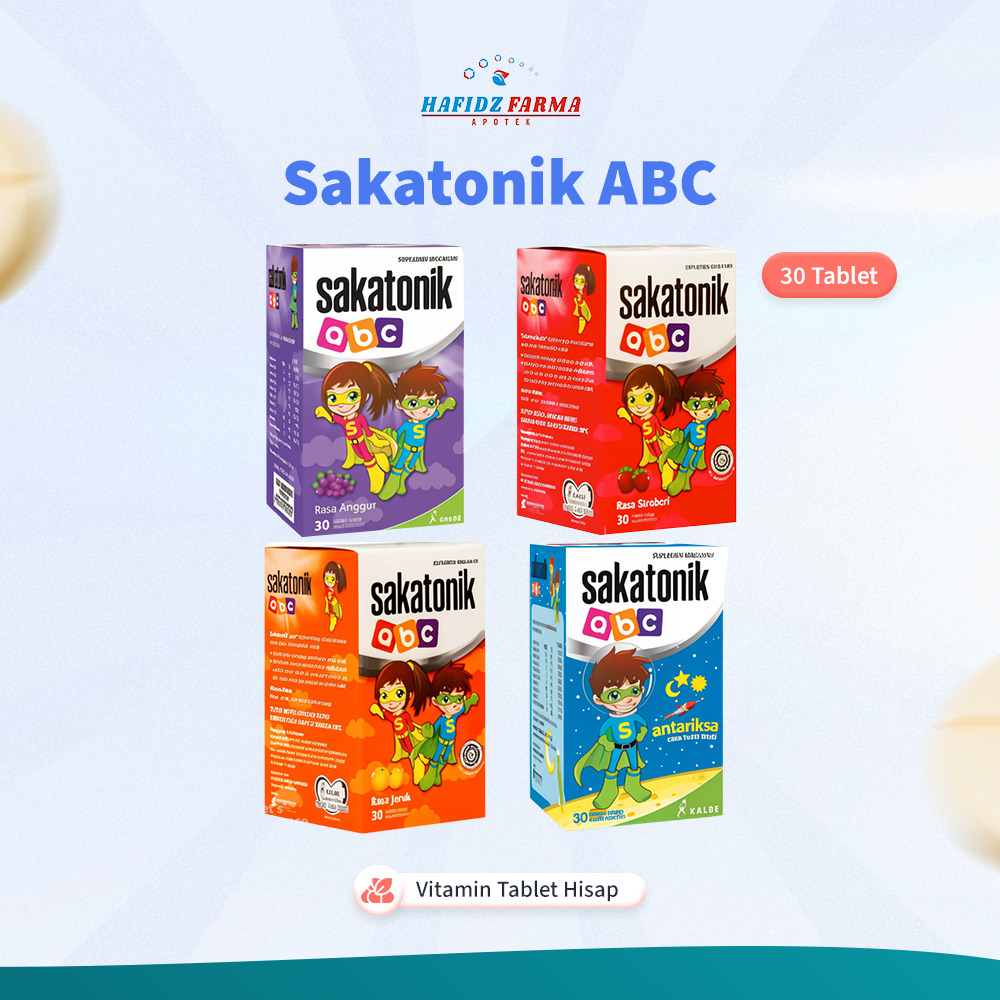 Jual Sakatonik ABC Tablet Hisap | Sakatonik Multivitamin Tumbuh Kembang ...