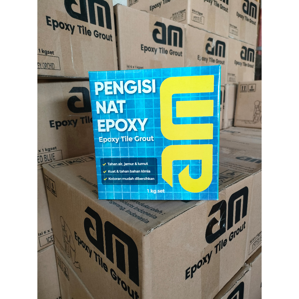 Jual Harga Promo!!! Semen Nat Epoxy AM 55/ Pengisi Nat Seumur Hidup ...