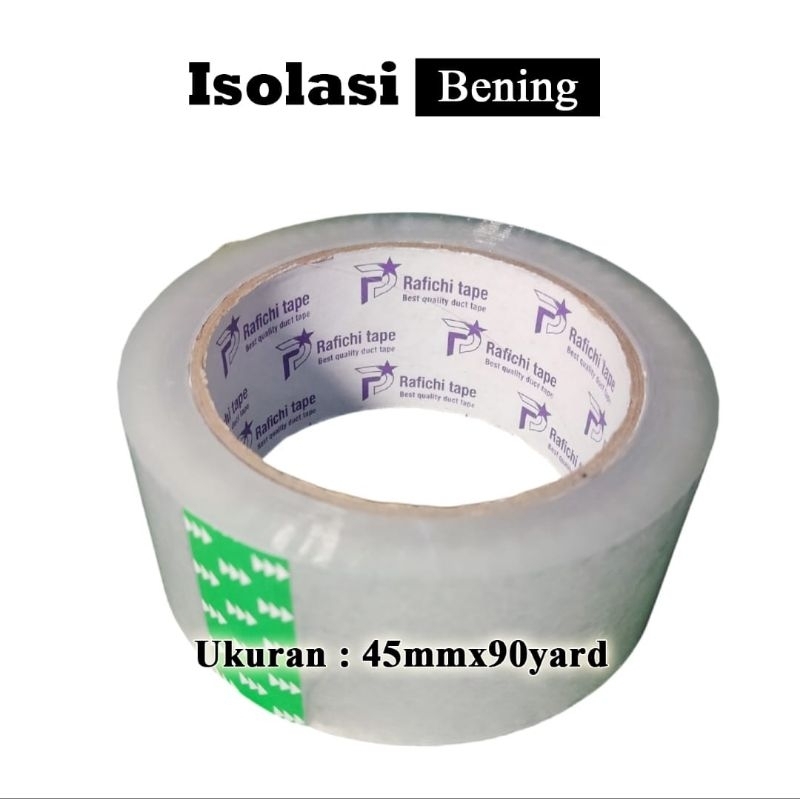 Jual Isolasi bening, Lakban bening ukuran : 45mm x 90 yard | Shopee ...