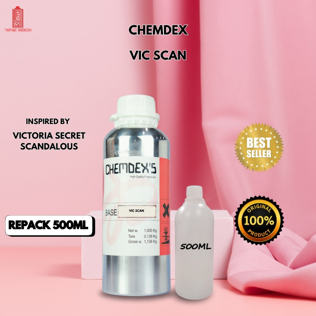 Jual bibit parfum murni VIC SCAN CHEMDEX'S 500ML REPACK | Shopee Indonesia
