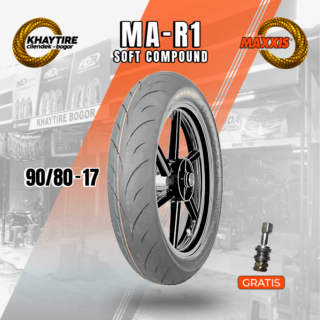 Jual Ban Motor Racing Compound MAXXIS MA-R1 90/80 Ring 17 Tubeless ...