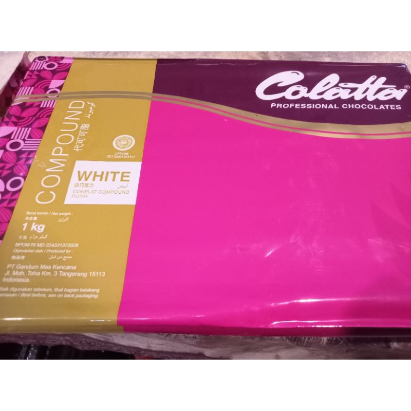 Jual Cokelat Collata Profesional White Compound 1kg | Shopee Indonesia
