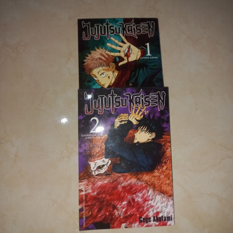 Jual Preloved komik jujutsu kaisen vol 1 & 2 | Shopee Indonesia