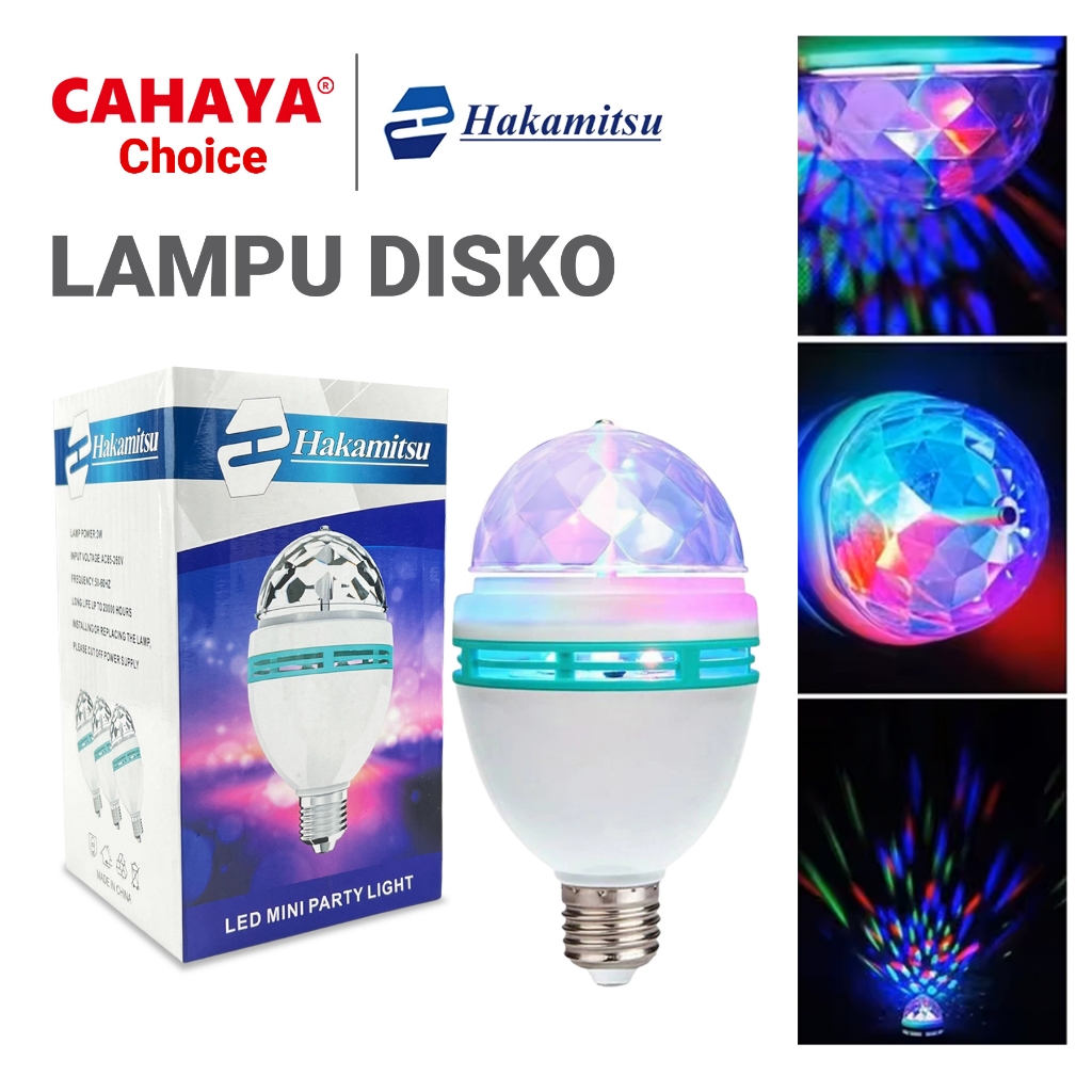 Jual CAHAYA - Lampu DISCO/LED Fitting Putar otomatis disko warna-warni ...