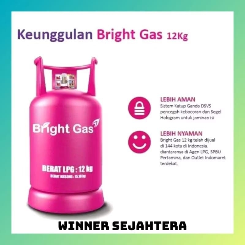 Jual Tabung gas 12 kg Bright Gas | Shopee Indonesia