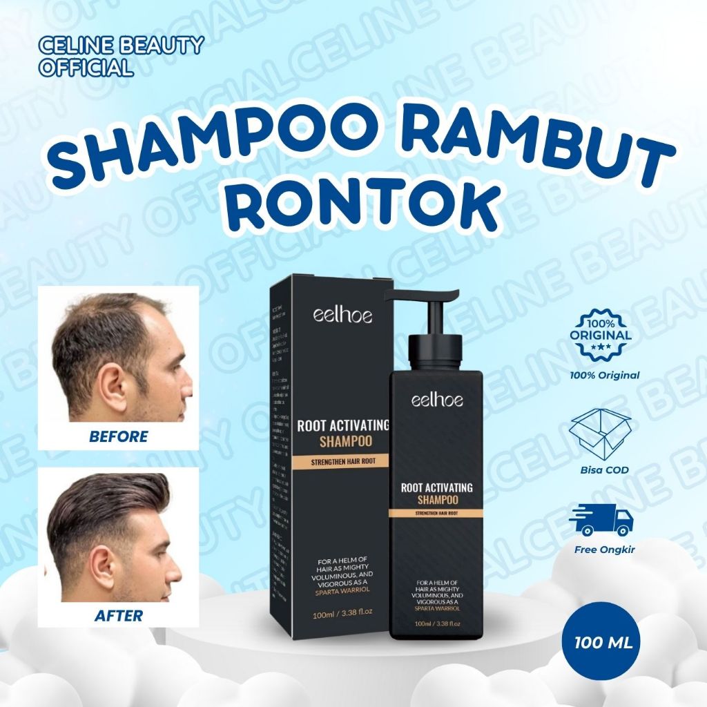 Jual 100ml EELHOE Root Activating Shampoo Penebalan Rambut Perawatan ...