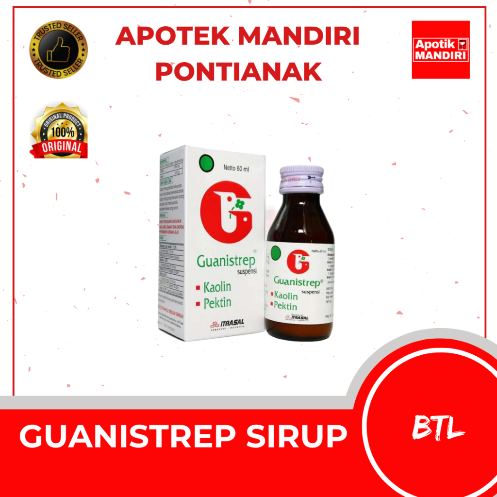Jual GUANISTREP SIRUP - Obat Antidiare | Shopee Indonesia