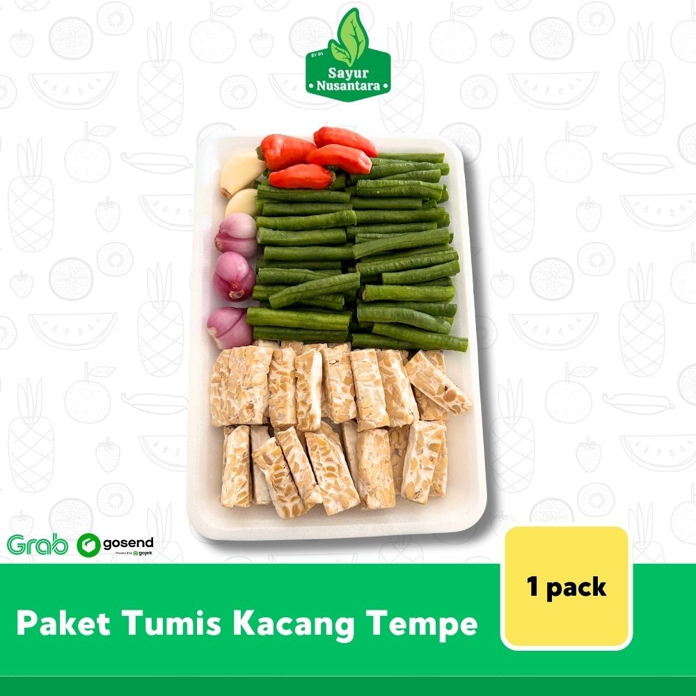 Jual Paket Tumis Kacang Tempe 1 Pack - Sayur Nusantara | Shopee Indonesia