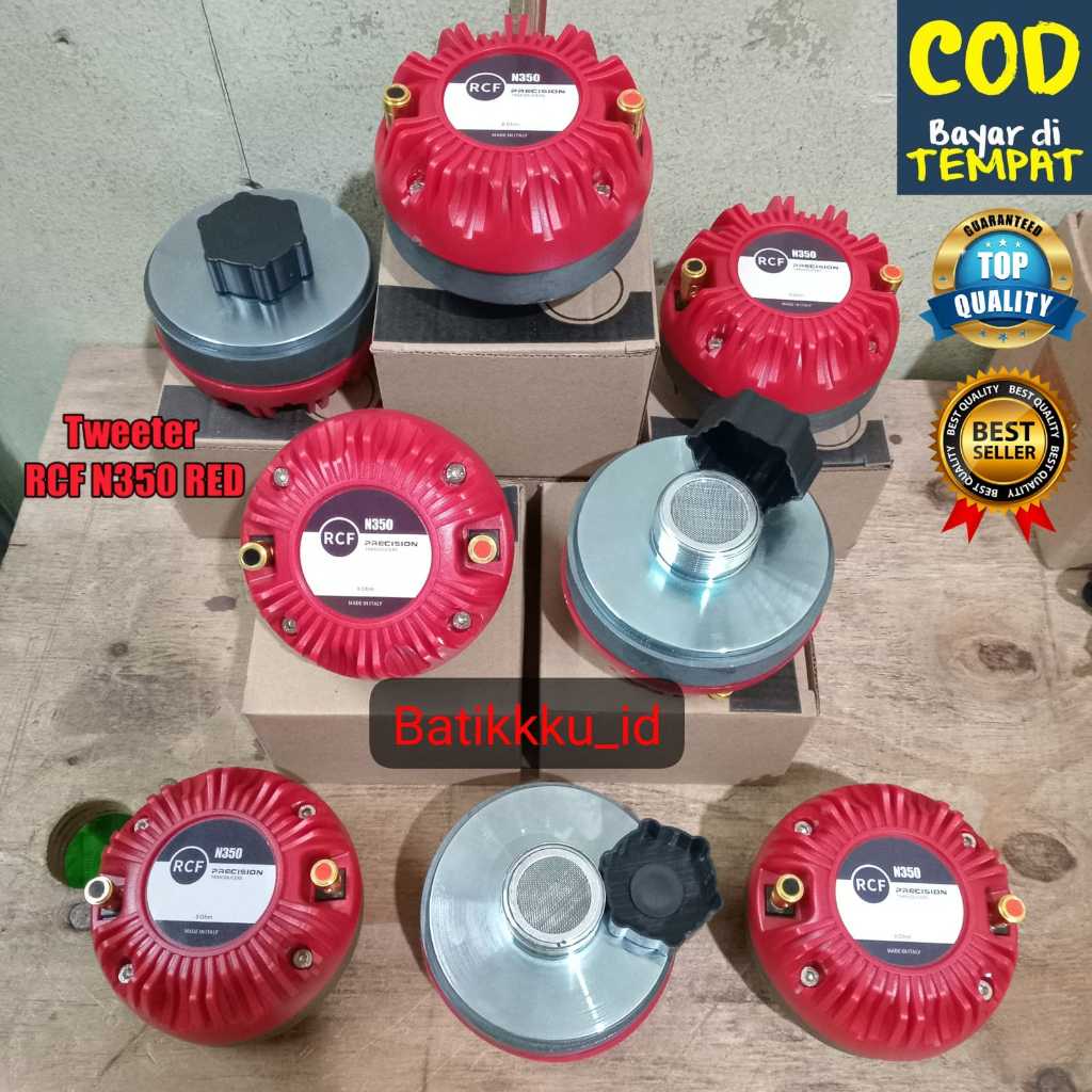 Jual Tweeter Driver RCF N350 N 350 Merah Red Edition Coil 1,45mm ...