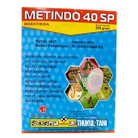 Jual Metindo 40SP 200GRAM Obat Insektisida Metomil Pembasmi Ulat by MKD ...