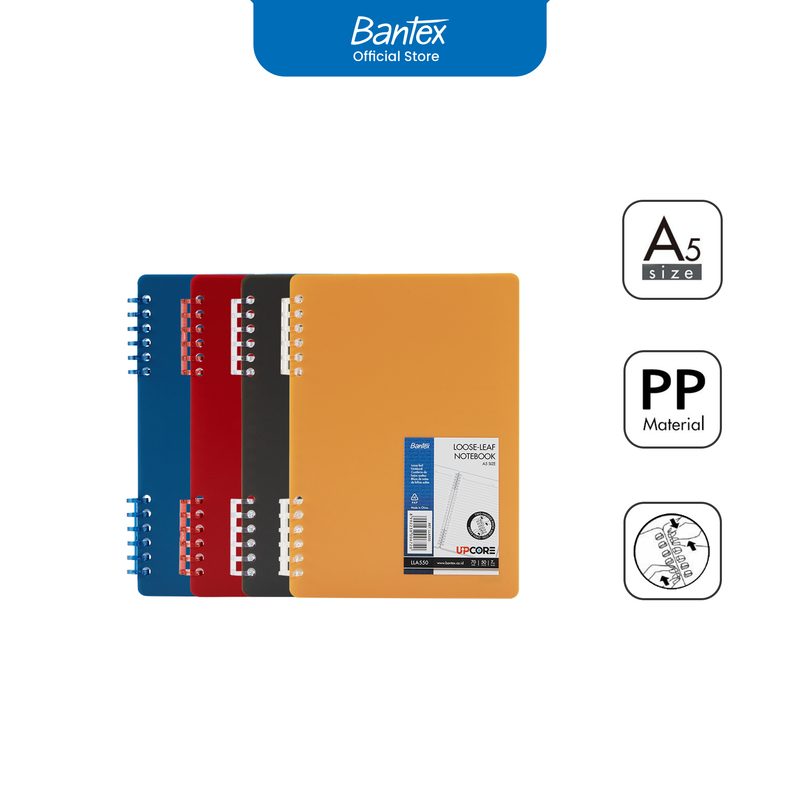 Jual Bantex Buku Catatan Notebook A5 Loose-Leaf - Klip Adjustable ...
