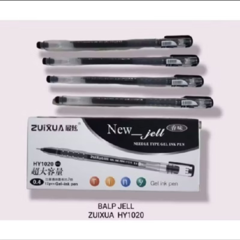 Jual 1Pack Pulpen New Jell Zuixua Alat Tulis Sekolah Dan Kantor ...