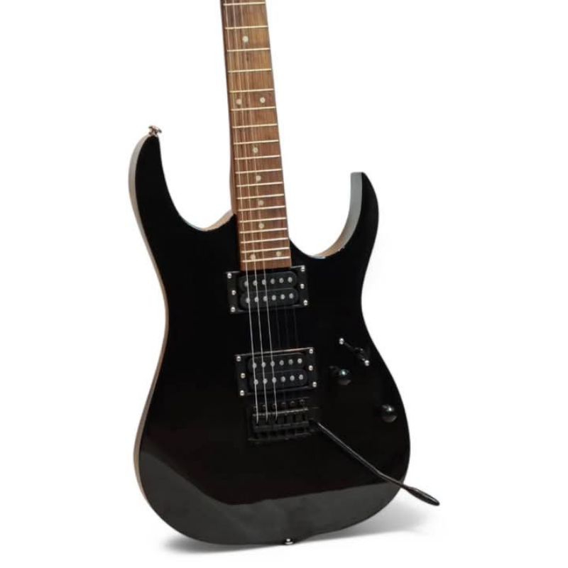 Jual Gitar Elektrik Listrik Difergio Black Semi Updown Model Ibanez ...
