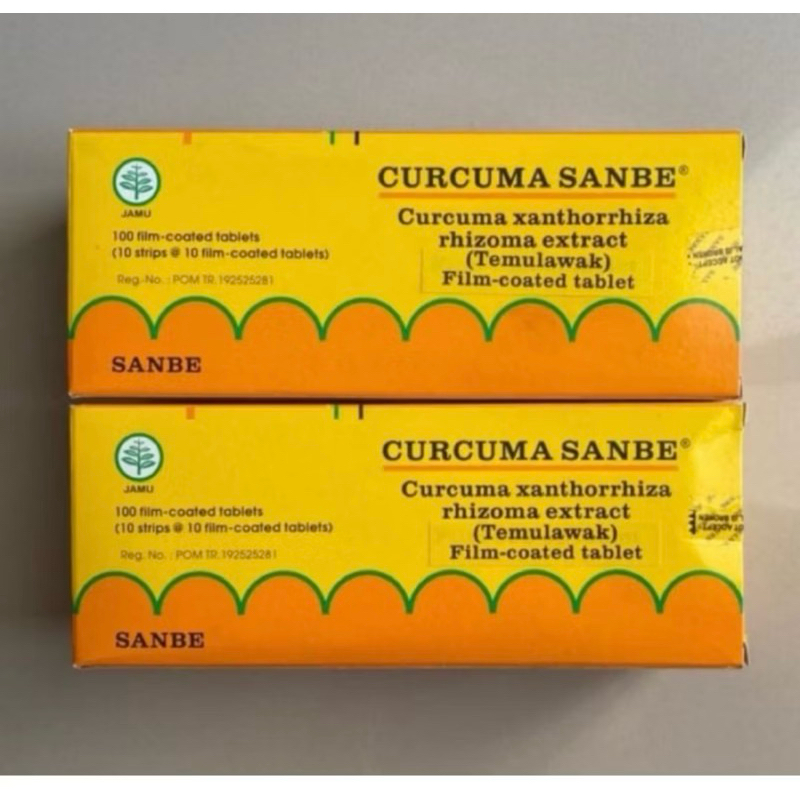 Jual Curcuma Sanbe Box isi 100 Kaplet @10strip | Shopee Indonesia