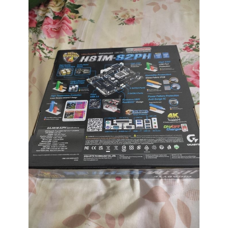 Jual Motherboard Gigabyte H81M-S2PH Bonus Processor Core I5 Gen 4 ...