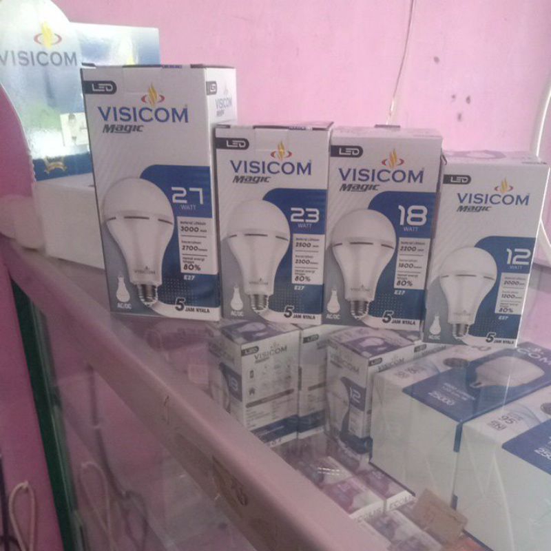 Jual Led emergency 12 watt visicom/visicom magic | Shopee Indonesia