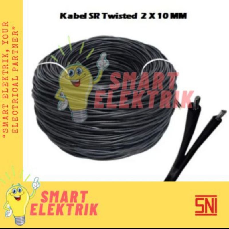 Jual ( harga permeter ) Kabel SR 2x10 Kabel PLN Kabel twist kabel ...