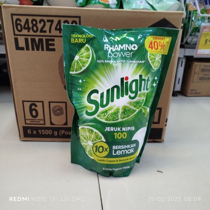 Jual sunlight 1500 Ml ( 1.5 LITER) ukuran Besar | Shopee Indonesia