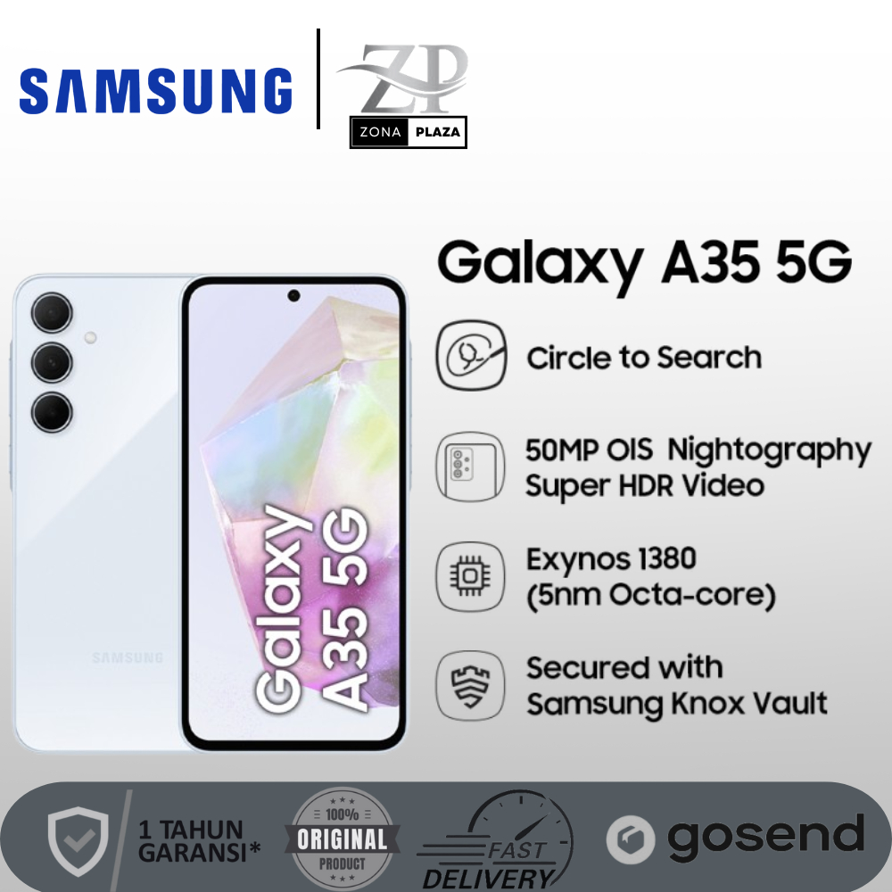Jual Samsung Galaxy A35 5G 8/128GB 8/256GB Garansi Resmi Samsung Indonesia SEIN | Shopee Indonesia