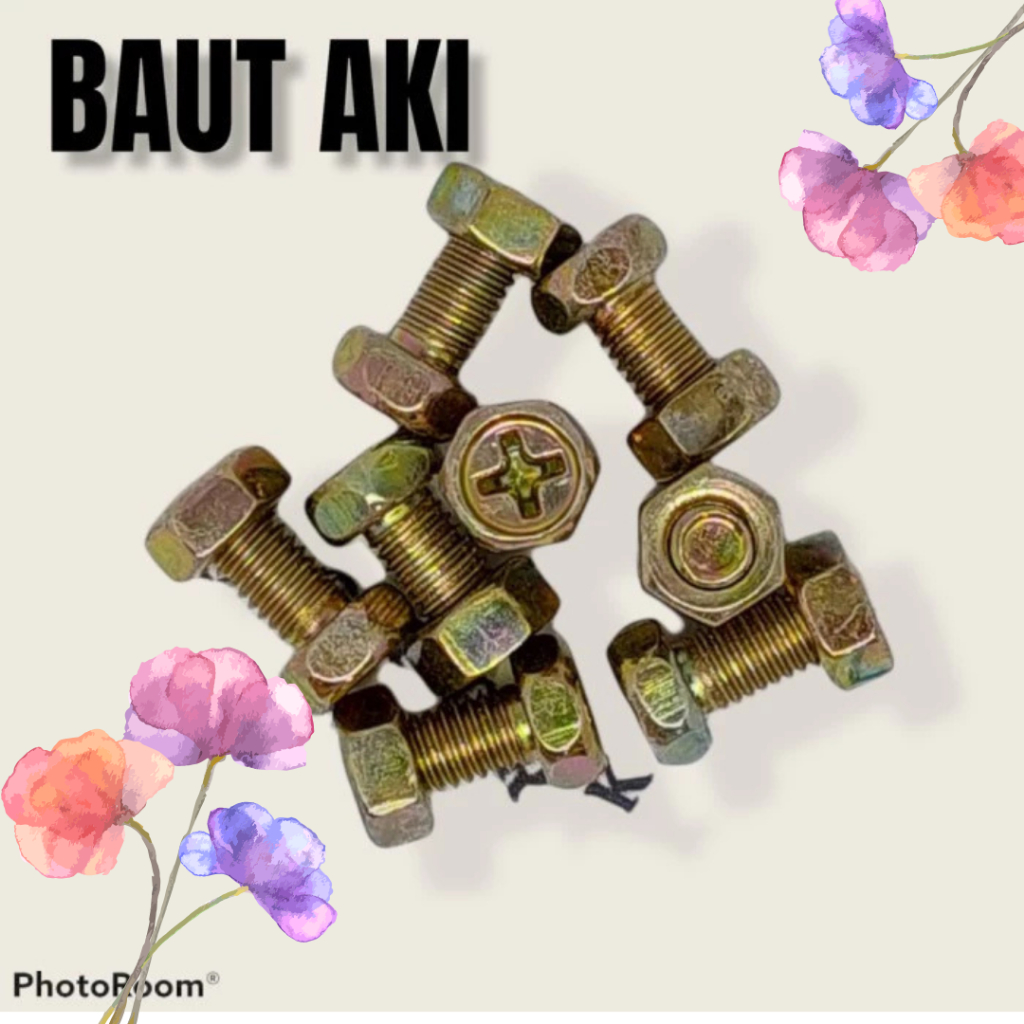 Jual BAUT MUR DWIFUNGSI M5 X 15 MM ( KUNCI 8 / OBENG KEMBANG ) / BAUT AKI MUR BULAT | Shopee ...