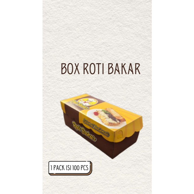 Jual Kemasan Cantik / Box Roti Bakar / Dus Roti Bakar / isi 100 pcs ...