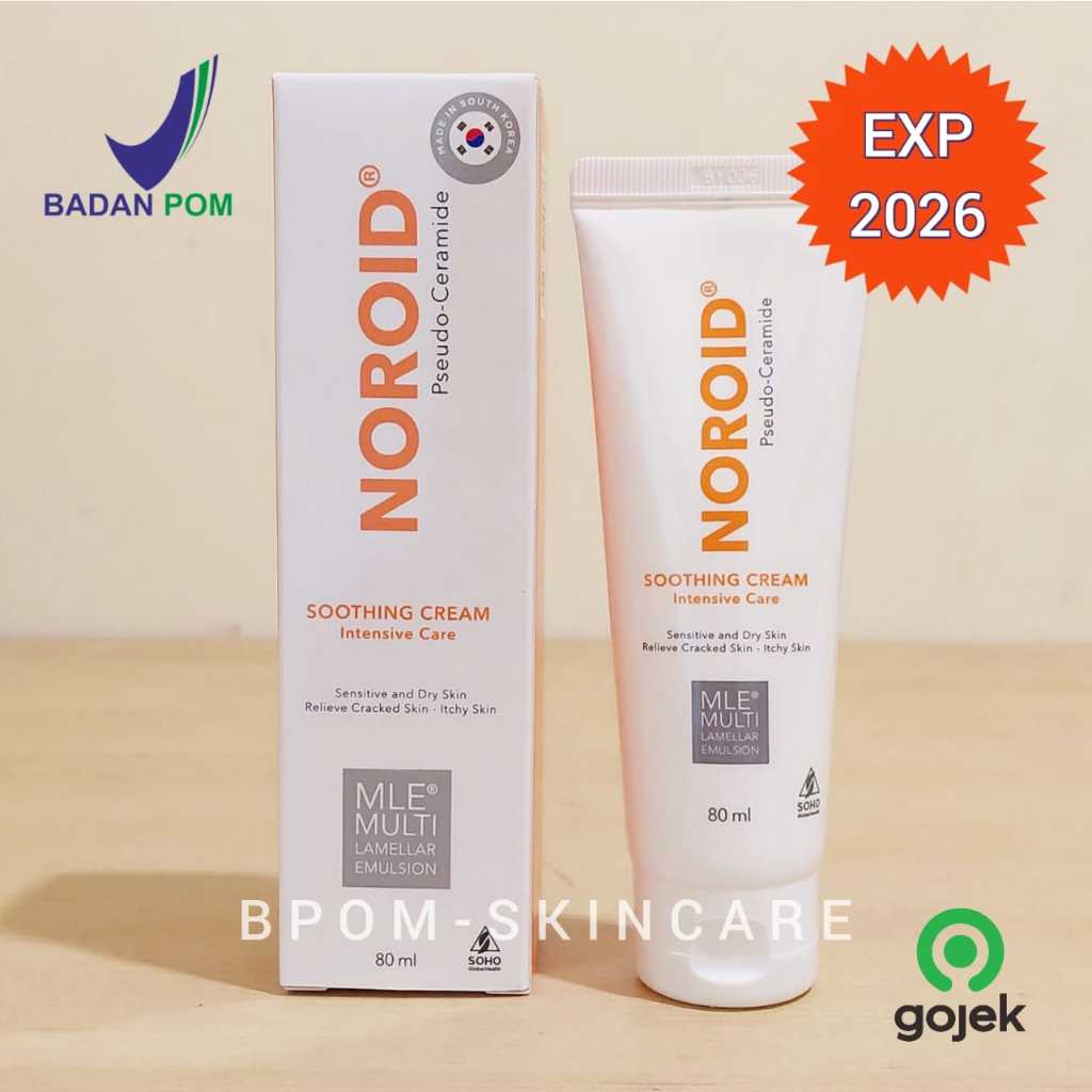 Jual Noroid Soothing Cream 80 mL Pelembab Kulit Sensitif/Kering/Atopik ...