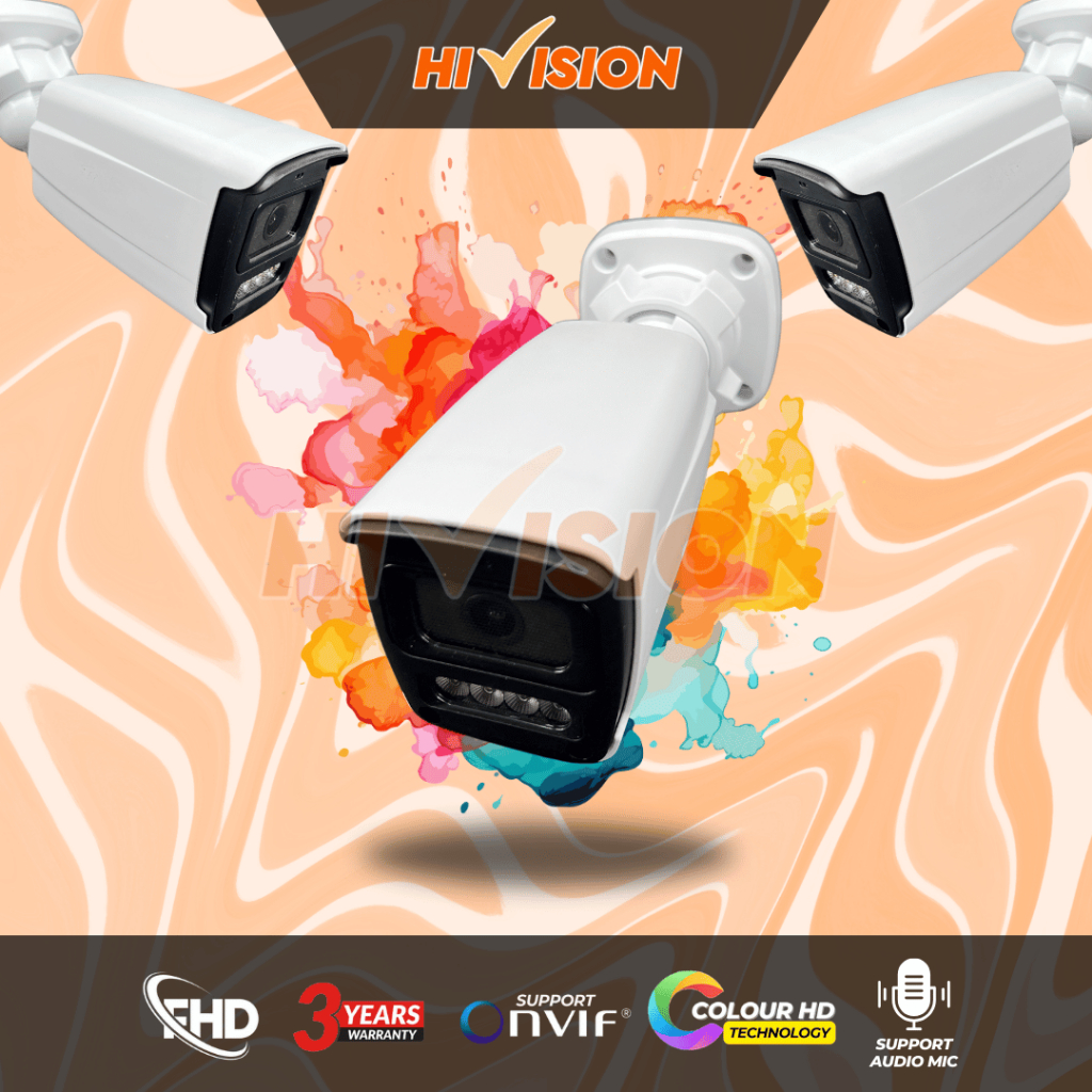 Jual CAMERA CCTV IP HI VISION 4MP COLORVU + Mic | Shopee Indonesia