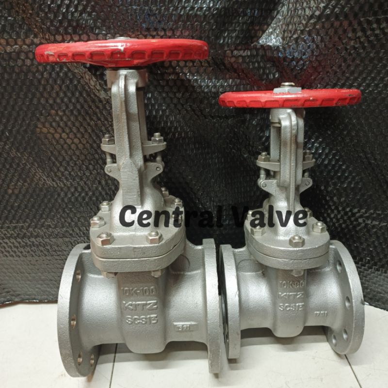 Jual Gate Valve KITZ Stainless Steel 304 1 1/2" Inch Flange Jis 10K ...