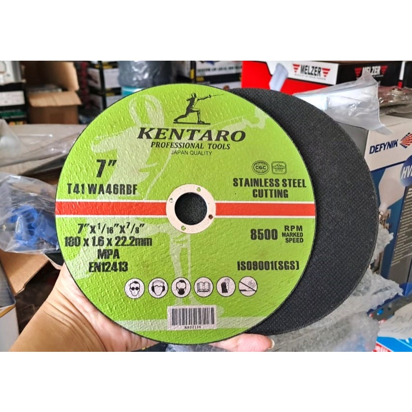 Jual batu potong gerinda 7" TIPIS 1.6mm mata gurinda potong cutting ...