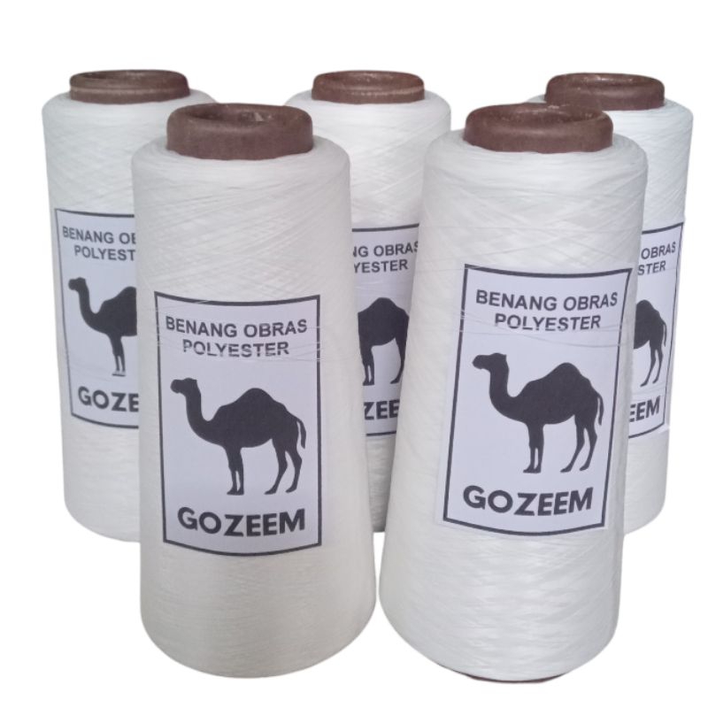 Jual BENANG OBRAS POLYESTER PUTIH 1KG ISI 5PCS | Shopee Indonesia