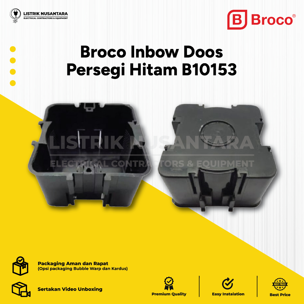 Jual Broco Inbow Dus Segi Hitam (B10153) IB Dos Doos Dudukan Stop ...