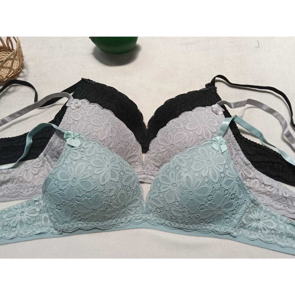 Jual Bra/bh wanita 009 busa tipis tidak ada kawat cup B ready size 32 ...